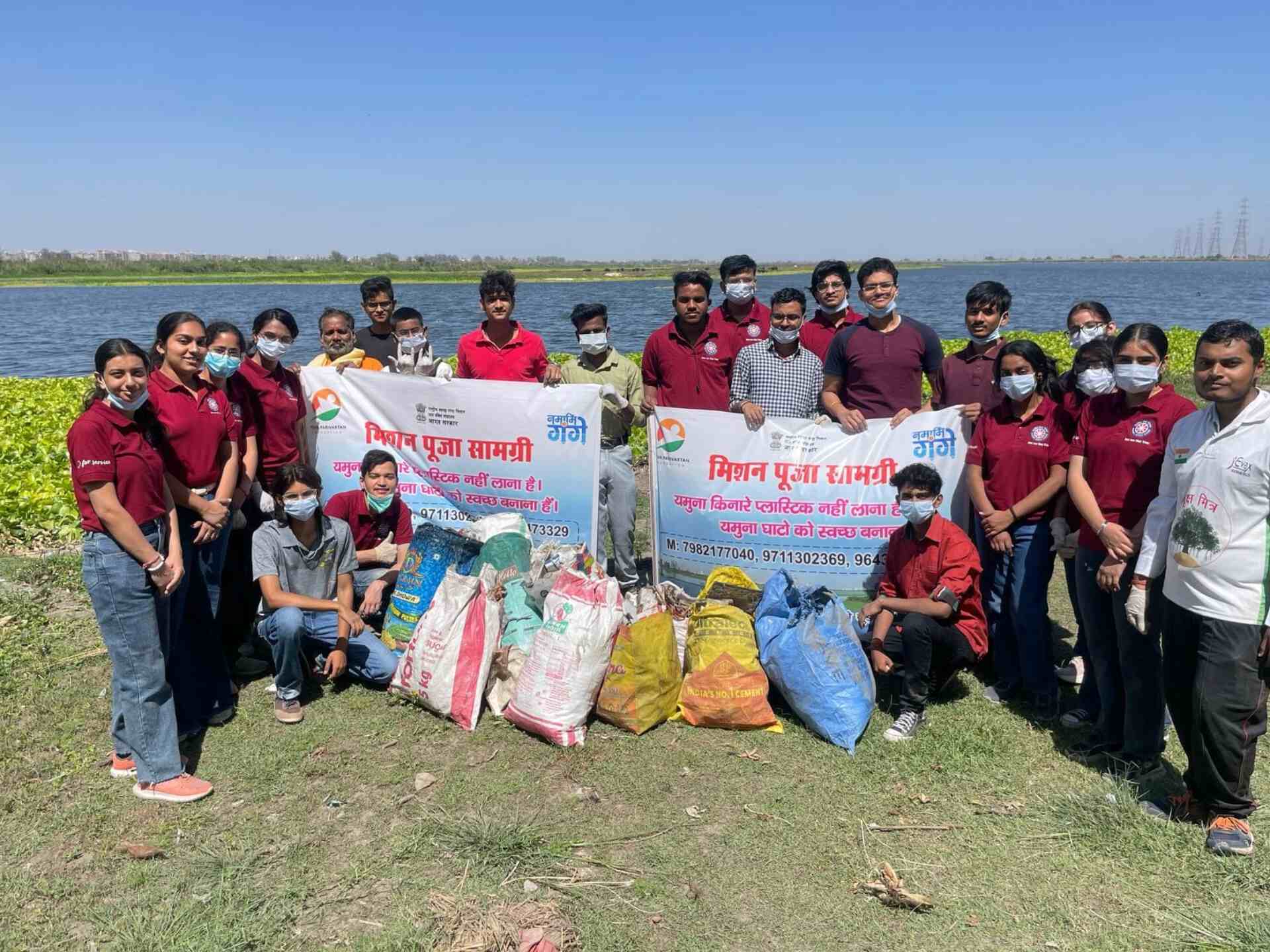Yamuna Clean-up Drive Under Namami Gange Initiative - Green Pencil ...